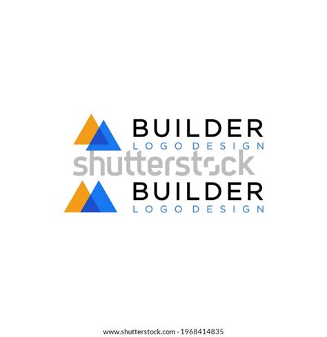 Builder Construction Logo Design Vector Stock Vector Royalty Free 1968414835 Shutterstock