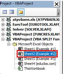VBA Split Function How To Use Excel VBA Split Function