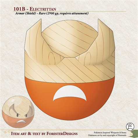 My Dnd Pokemon Magicitem Of The Day Forester Designs