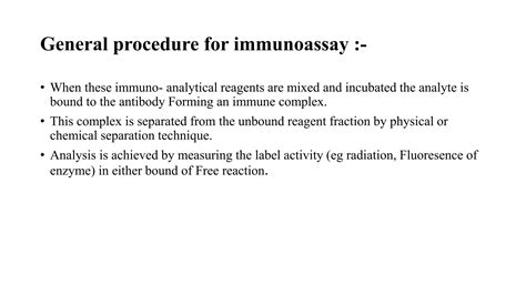General Principle Of Immunoassay Theoretical Basis And Optimization Of