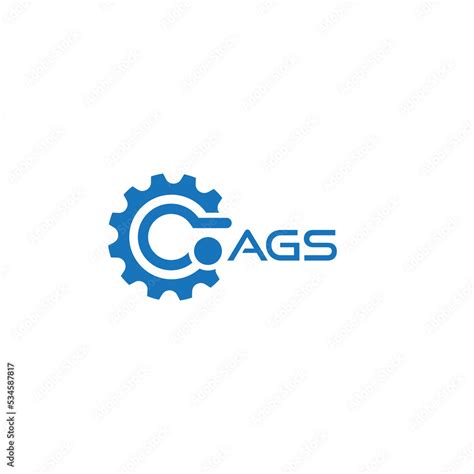 Ags Letter Design For Logo And Iconags Typography For Technology