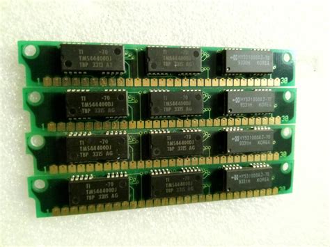 retro vintage simm moduly 4 x 1 MB 30pin testovány funkční Aukro