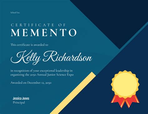 Free Printable Memento Certificate Templates To Customize Online
