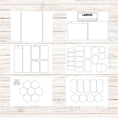Lapbook Template Vuoto • Edudoro