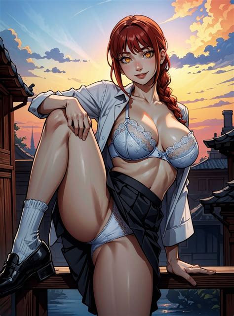 Rule 34 Ai Generated Chainsaw Man Female Looking At Viewer Makima