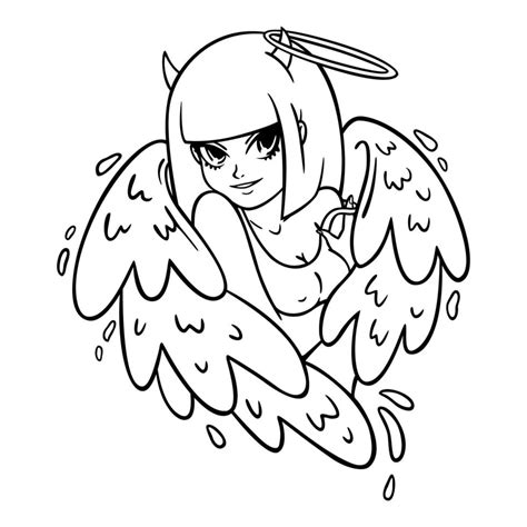 Good Vs Evil Drawing Ideas 467 Good Vs Evil Tattoo Ideas Blackink