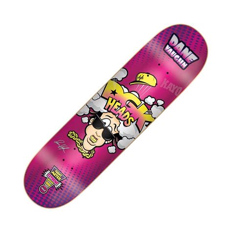 Dgk Dane Vaughn Heads Pink Skateboard Deck 81 Skateboards From