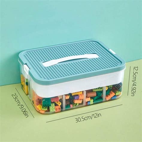 1 Toy Building Blocks Storage Box Can Be Divided Into Cell