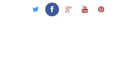 22 Social Media Icons CSS Code Snippet OnAirCode