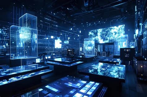 Exploring Futuristic Interactive Displays A Showcase Of Digital Environments And Immersive