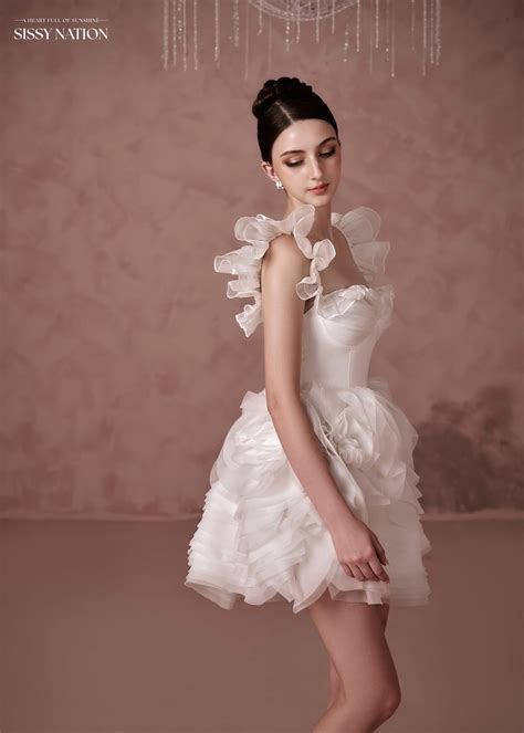 Sissy Nation White Kiss From A Rose Mini Dress Hadlyn