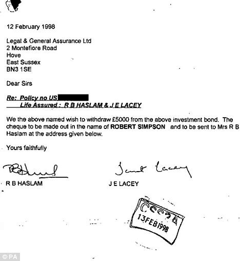 Inheritance Inheritance Letter