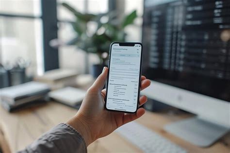 Premium Photo Mobile Document App In Action Easy Scanning And Editing