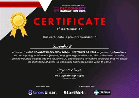 surendar kumar on linkedin 0⃣3⃣ hackathon innovation growthmindset resilience opportunity…