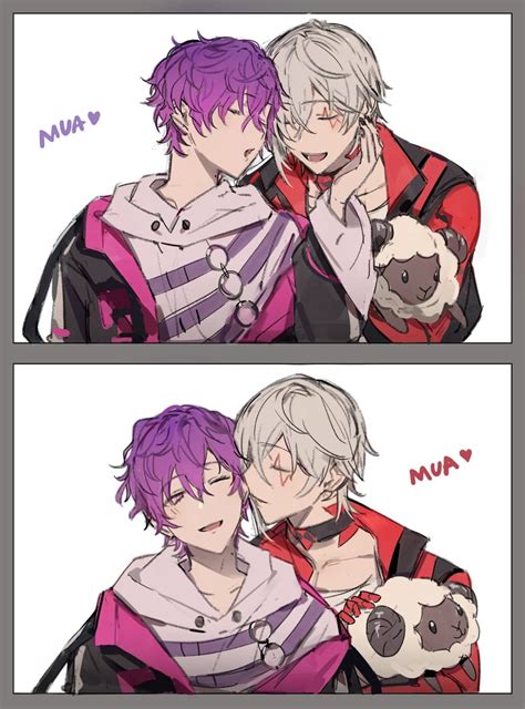 Uki Violeta Fulgur Ovid And Comfydant Nijisanji And 1 More Drawn By