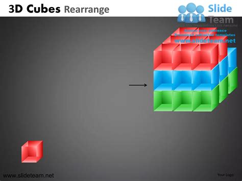 3d cubes building blocks stacked rearrange powerpoint ppt templates ppt