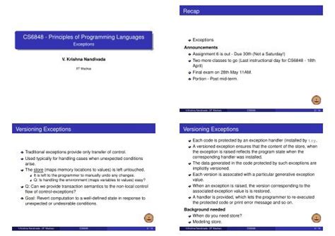 cs6848 principles of programming languages iit madras