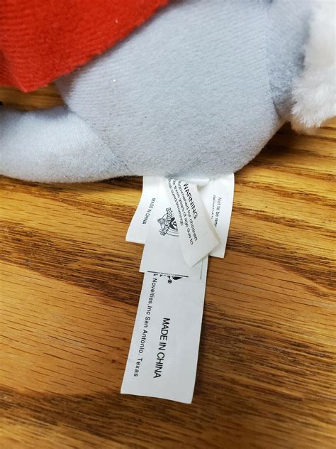 Looney Tunes 1997 Bugs Bunny Santa Claus Plush 9 Warner Bros Holiday