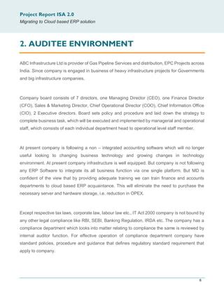 Migrating To Cloud Based ERP Solution Pdf Cloud Computing Internet