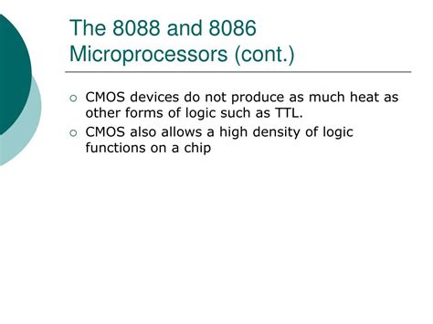 Ppt The 8088 And 8086 Microprocessors Powerpoint Presentation Free Download Id4569903