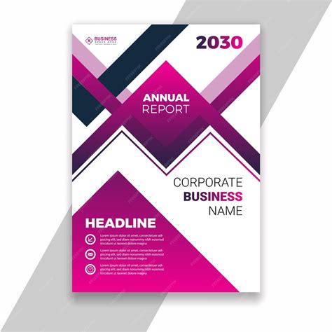 연간 보고서 브로셔 플라이어 디자인 템플릿 터 플라이 프레젠테이션 책 표지 템플 프리미엄 벡터