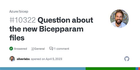 Question About The New Bicepparam Files Azure Bicep Discussion 10322 GitHub
