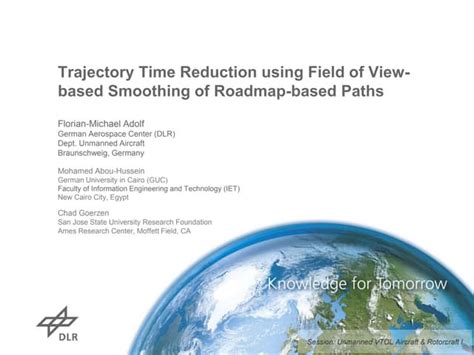 trajectory time reduction using field of view based smoothing of
