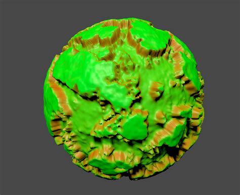 Wrong Shader Graph Slope Calculation On A Spherical Planet Mesh Unity