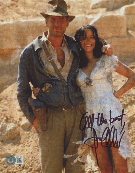 Karen Allen Signed Raiders Of The Lost Ark 8x10 Photo Inscribed All
