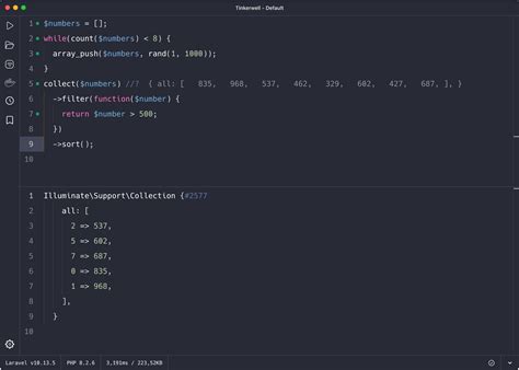 Laravel Collection Methods Filter And Sort Tinkerwell