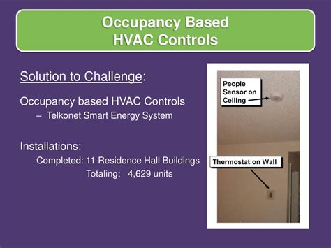 Ppt Maximizing Dorm Energy Savings With Intelligent Hvac Controls