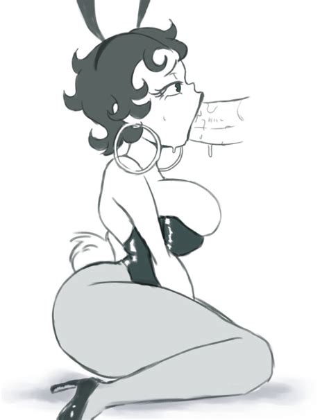 Rule 34 Betty Boop Big Breasts Breasts Fellatio Female Kneeling Male