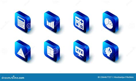Set Graph Schedule Chart Diagram Calculator Pie Infographic