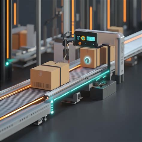 A Visual Of An Automated Tracking System With Sensors And Rfid