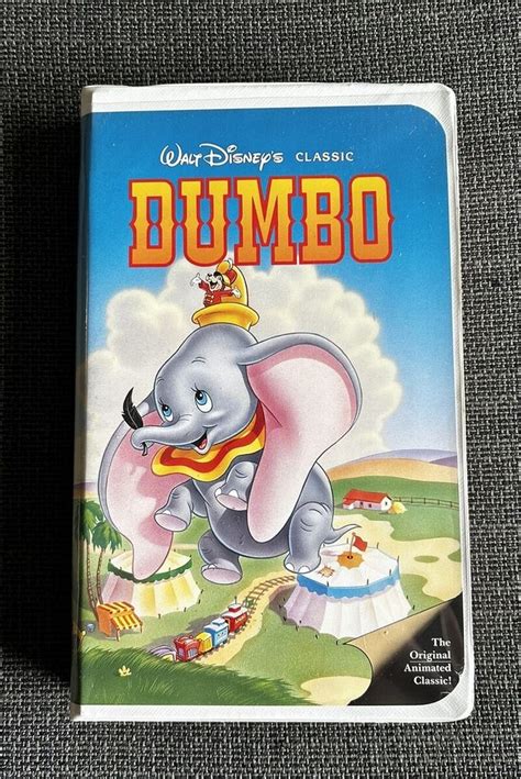 Dumbo 1941 Vhs Walt Disneys Classic Black Diamond Clamshell 024