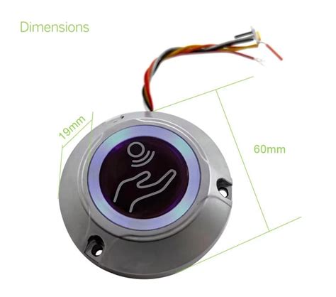 Waterproof No Touch Sensor Button