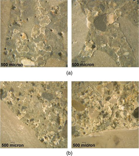 a localized paste scaling observed in an air entrained denser matrix