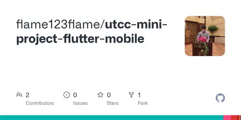Github Flame Flame Utcc Mini Project Flutter Mobile