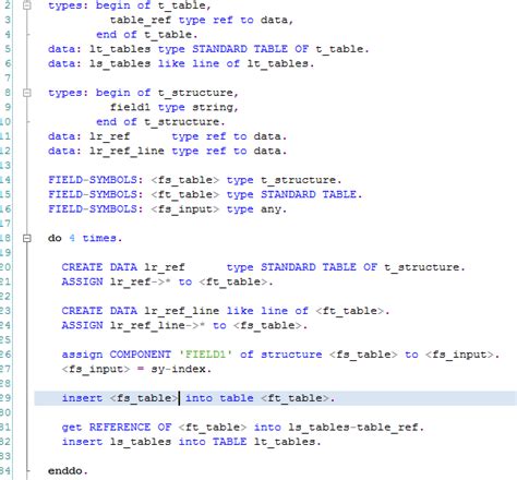 Solved How To Declare Internal Table Dynamically Sap Community