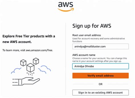 Create An AWS Account And Connect With MailBluster
