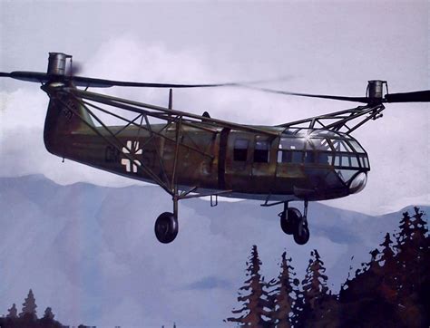 Focke Achgelis Fa 223 Drache Вертолет Энциклопедия военной техники