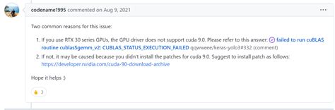 Tensorflow GPU无法运行 failed to run cuBLAS routine CUBLAS STATUS