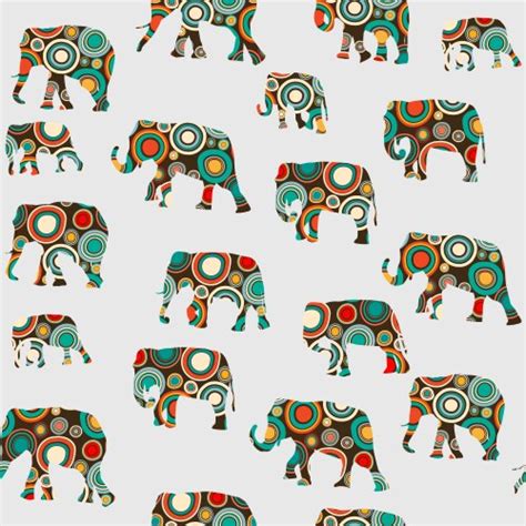 A Group Of Elephants Royalty Free Vector Image