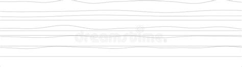 Abstract Monochrome Wave Lines Pattern In Minimalist Black And White Design Stock Illustration