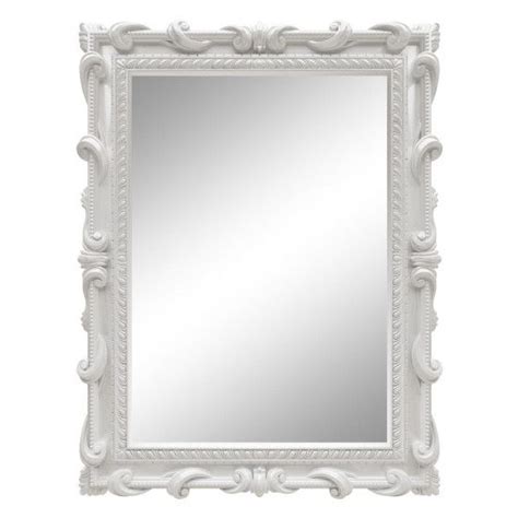 ЗЕРКАЛО НАСТЕННОЕ В БЕЛОЙ РАМЕ «ЛИВА БЕЛЫЙ ГЛЯНЕЦ Mirror Table Mirror Home Decor