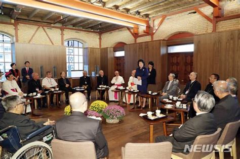김정숙 여사 천주교 서울 순례길 국제순례지 선포식 기념 아시아 주교단과 함께하는 미사 참석