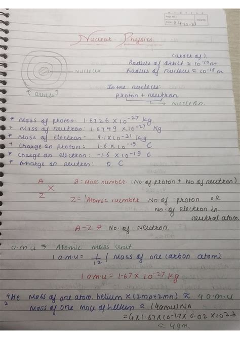Nuclear Physics Physics SL Studocu