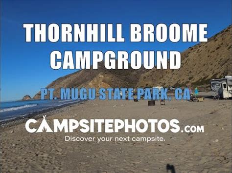 Thornhill Broome Campground Point Mugu State Park Ca Youtube