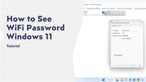 How To See Wifi Password Windows 11 Youtube