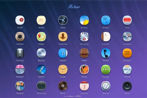 两套android图标设计 Mobileui莫贝网